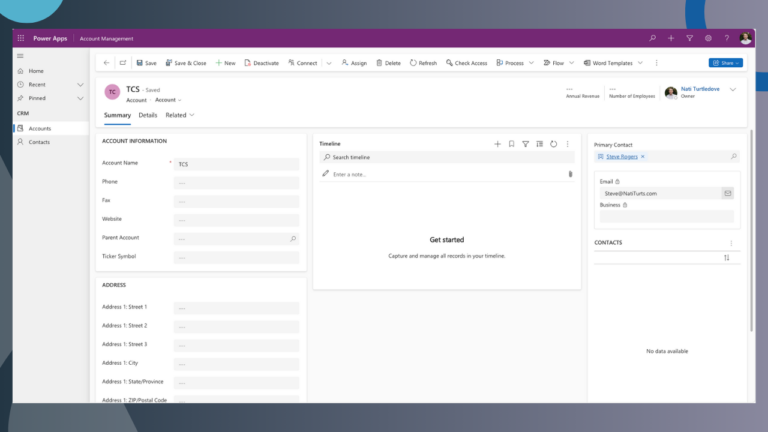 Dataverse Activity Tables - Nati Turtledove
