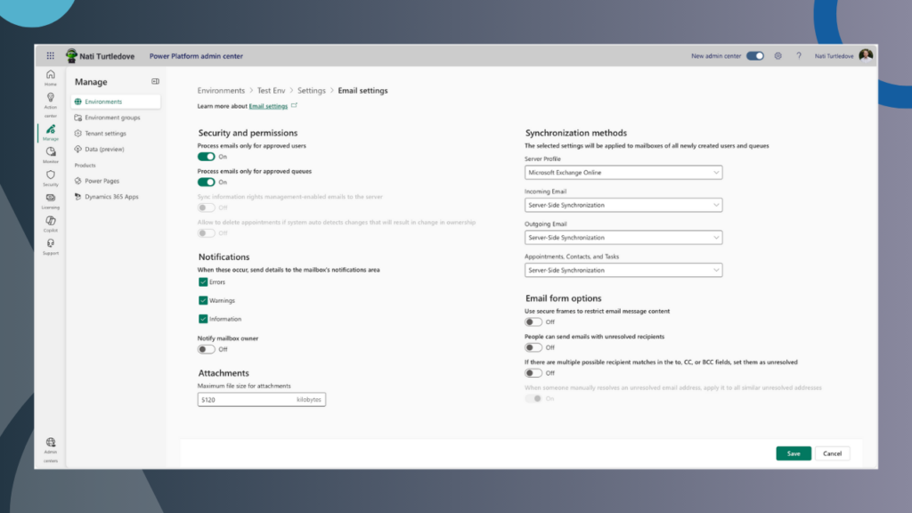 Dataverse Activity Tables Exchange Integration - Nati Turtledove